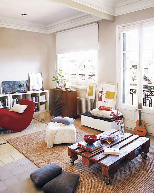 Acogedor piso antiguo remodelado en Barcelona