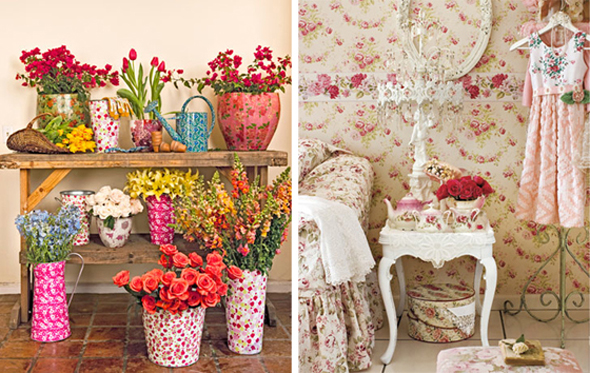 Decora con flores todo tu hogar