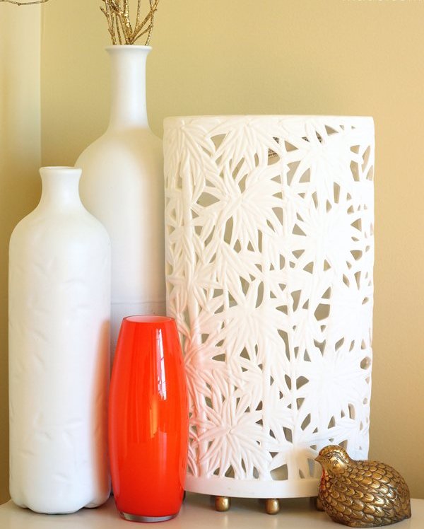 Ideas para decorar con objetos blancos
