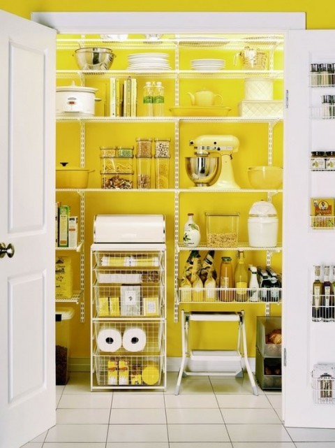 Llena de vida la cocina con el color amarillo