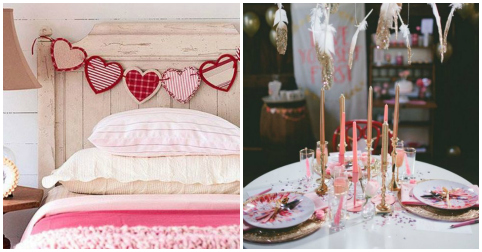 Ideas de decoración en rosa para San Valentín