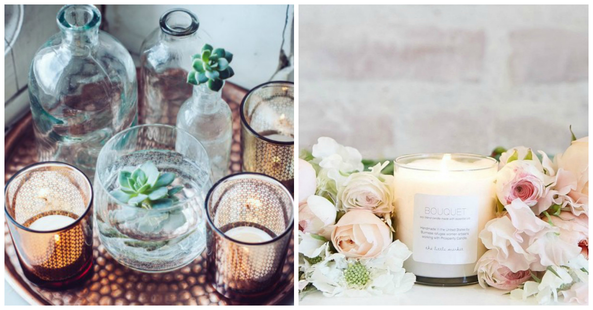 12 decoraciones con velas muy originales
