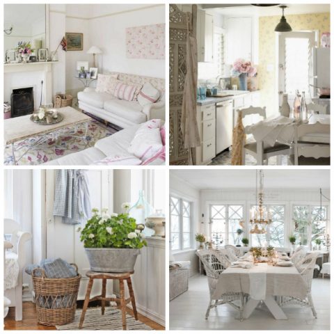 Accesorios para decorar en estilo shabby chic