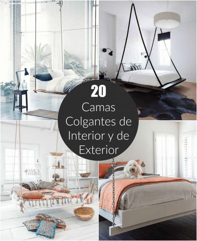 20 camas colgantes de interior y de exterior