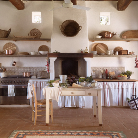 Diseño de interiores toscano