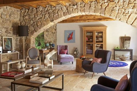 Diseño de interiores toscano
